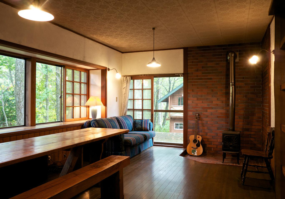 森に囲まれたペンション の写真